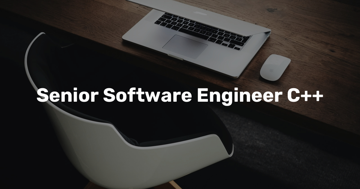 Senior Software Engineer C++ - Radley James