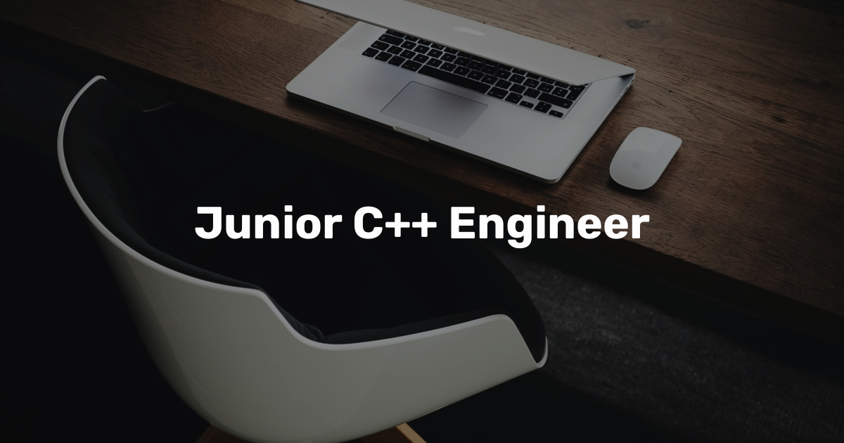 Junior C++ Engineer - Radley James